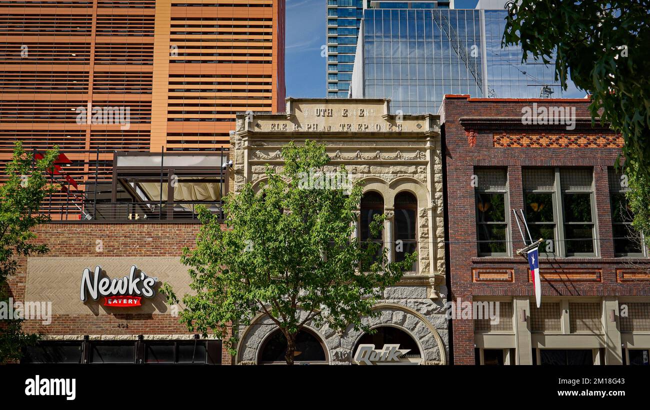 The historic buildings at Congress Ave in Austin - AUSTIN, UNITED ...