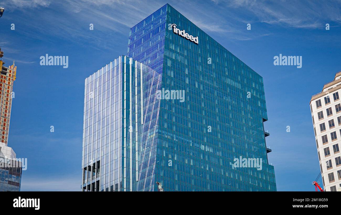 Indeed Tower in Austin Downtown - AUSTIN, UNITED STATES - OCTOBER 31 ...