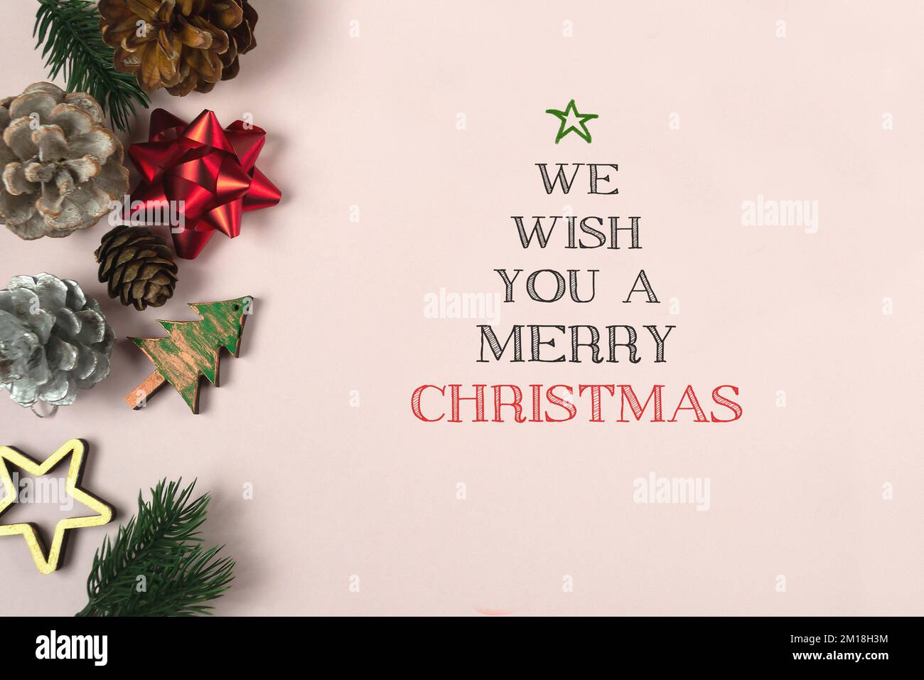 christmas background with inspirational text on concept image. greeting ...