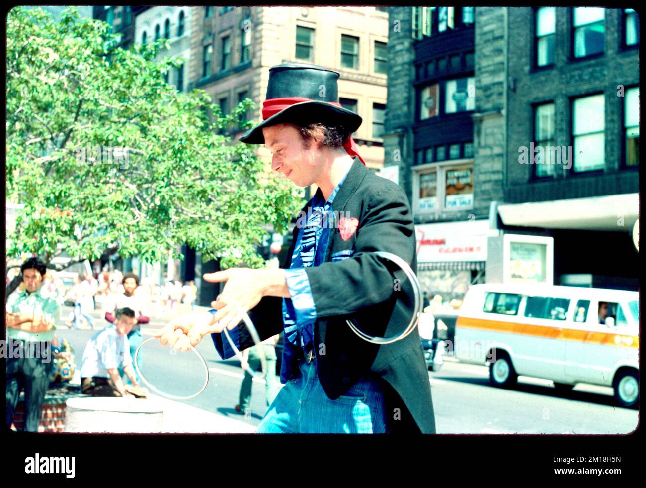 Street magician, Boston Common , Magicians. Edmund L. Mitchell ...