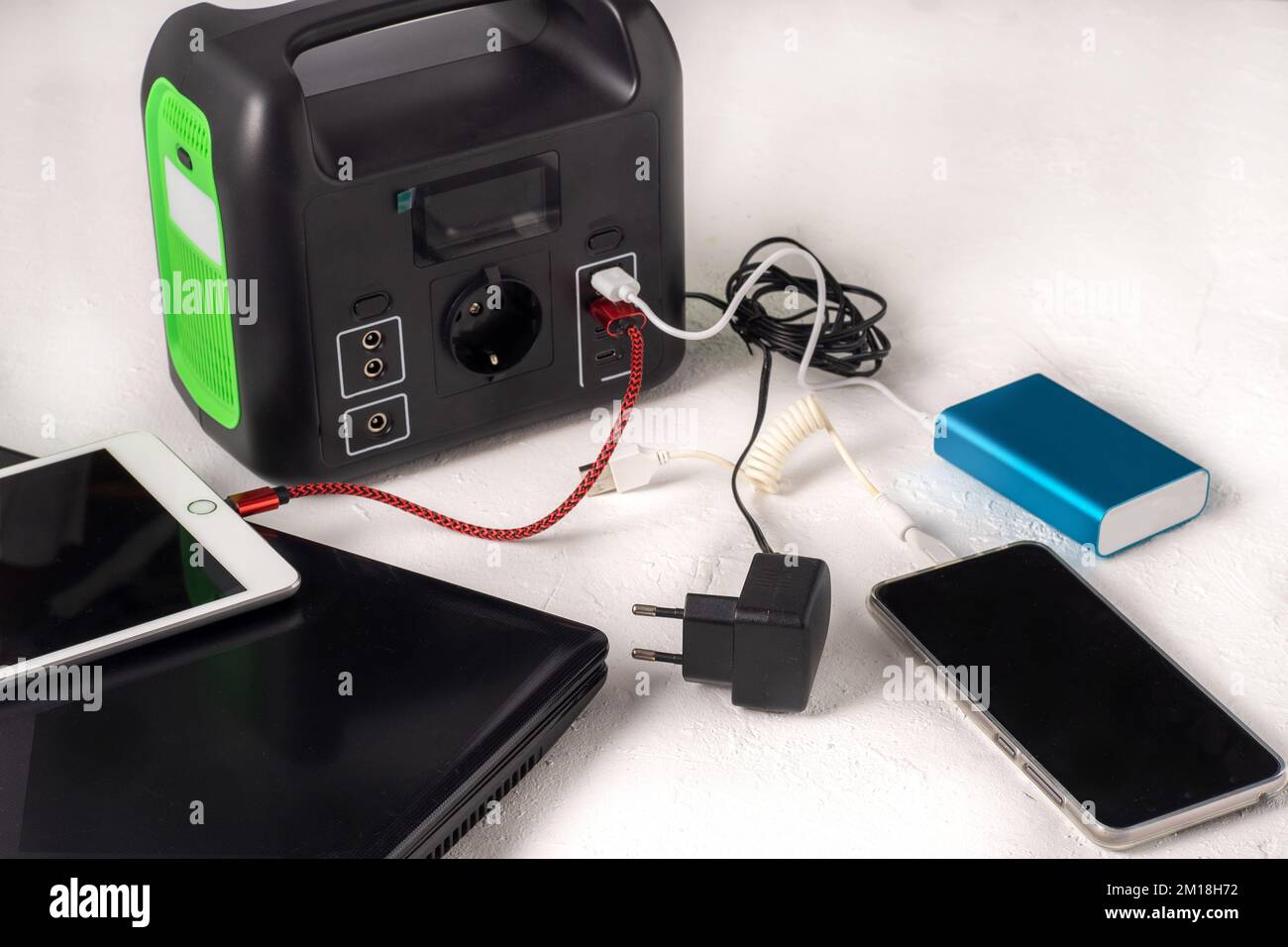 Charging station for phone, tablet, laptop and other gadgets when there ...