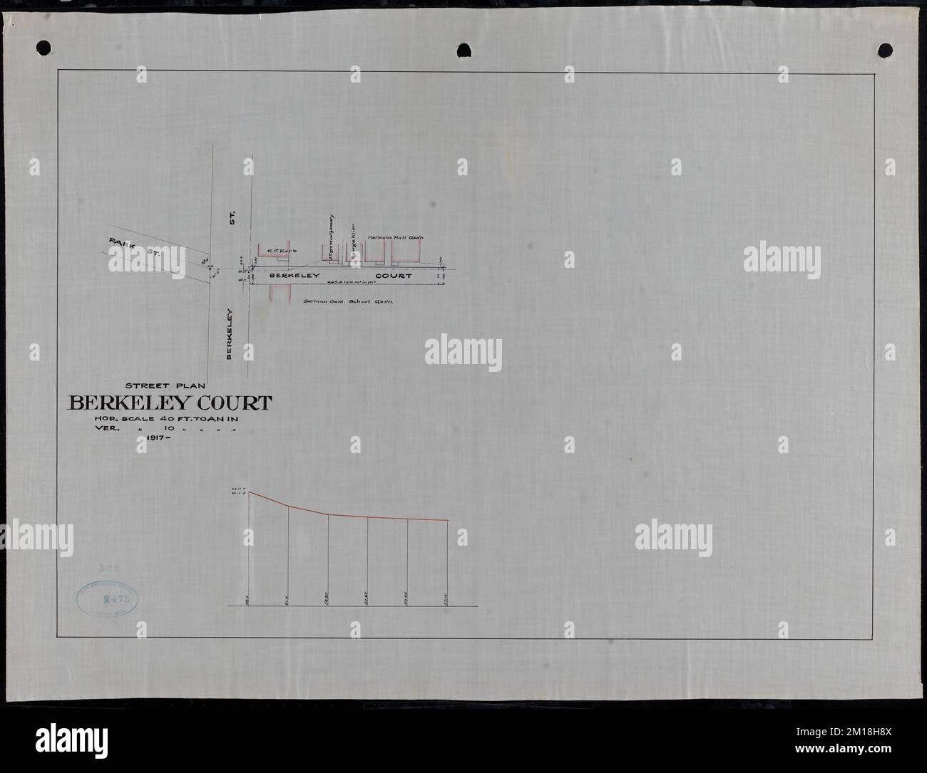 Street plan, Berkeley Court , Streets. Lawrence Stock Photo - Alamy