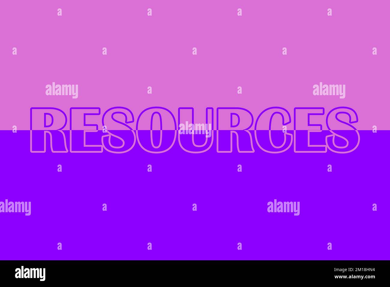 Resources, icon. Logo. Colorful typography banner with single word ...