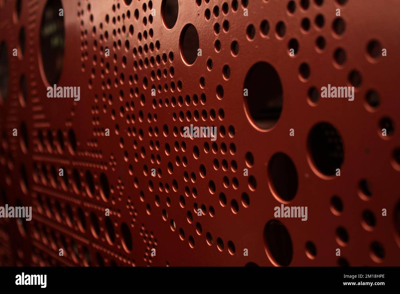Closeup detail of the metallic geometry backdrop Stock Photo - Alamy
