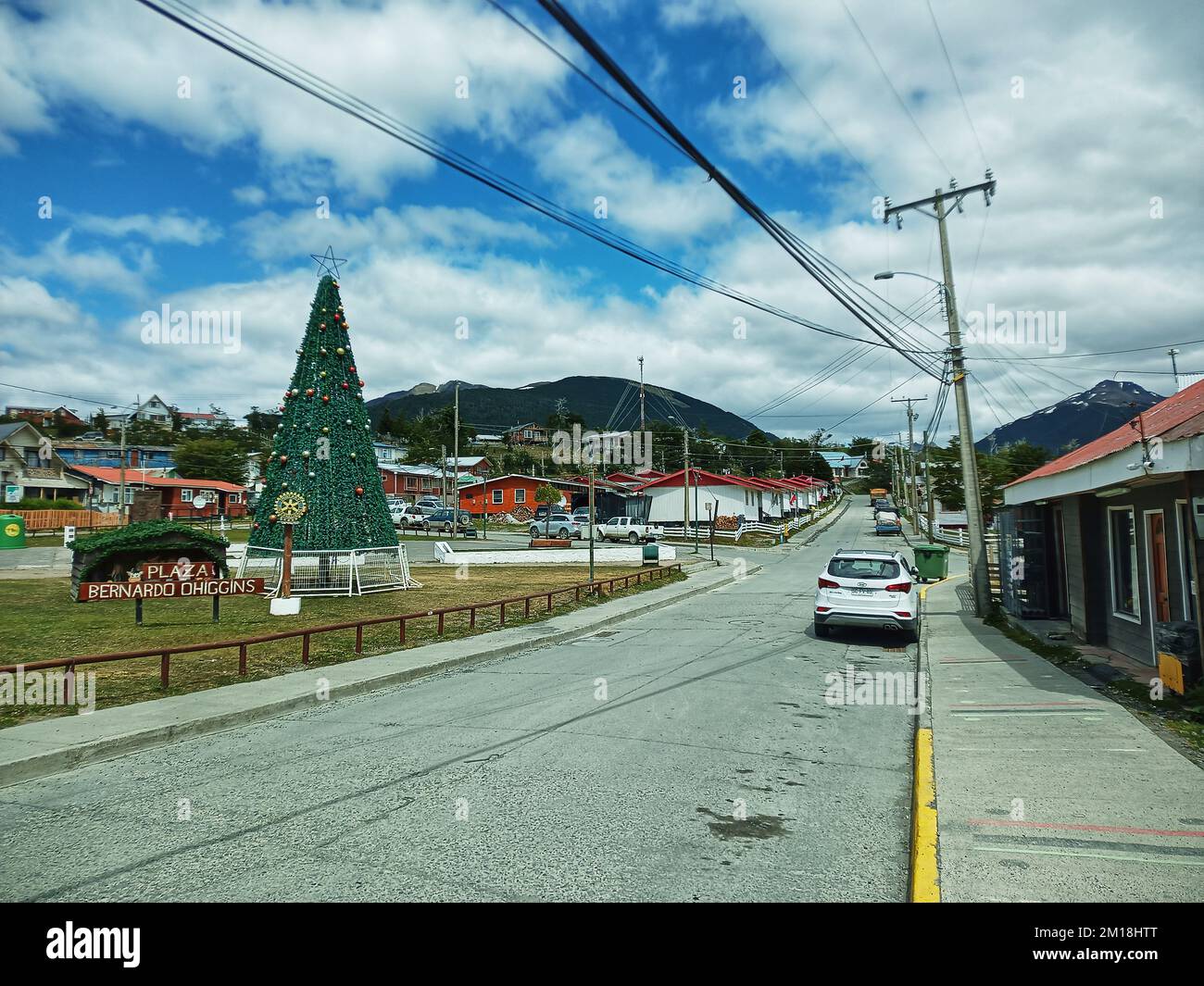 Christmas celebration in worlds southern most city hi-res stock ...