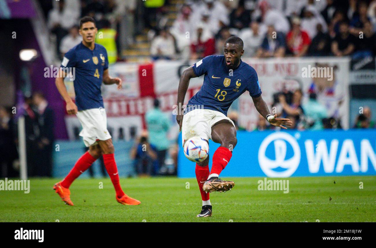Doha, Qatar. 10th Dec, 2022. Dayot Upamecano (FRA) England - France England - Frankreich World ...