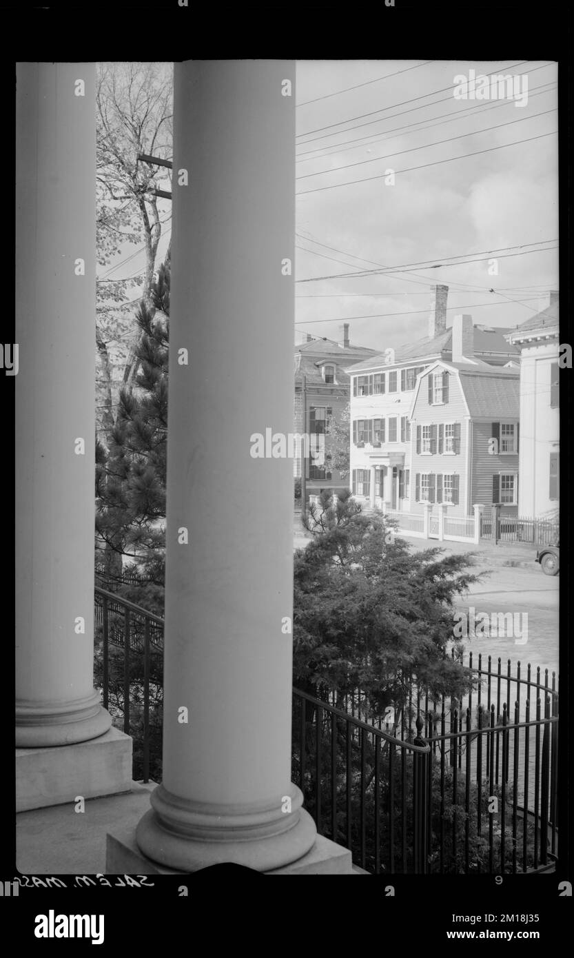 Street View through Pillars, Essex Street , Columns, Buildings. Samuel ...