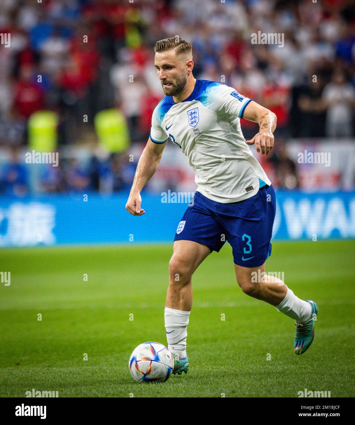 Doha, Qatar. 10th Dec, 2022. Luke Shaw (England) England - France ...