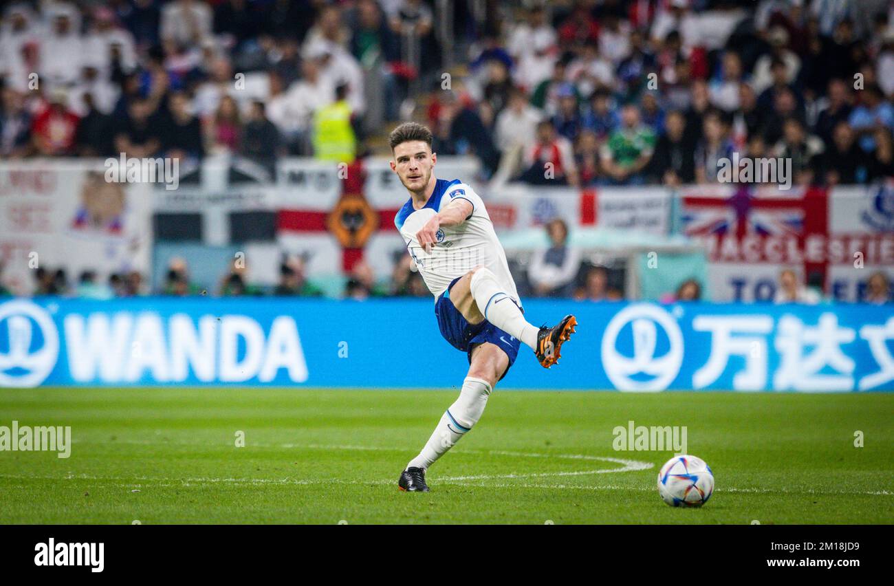 Doha, Qatar. 10th Dec, 2022. Declan Rice (England) England - France ...