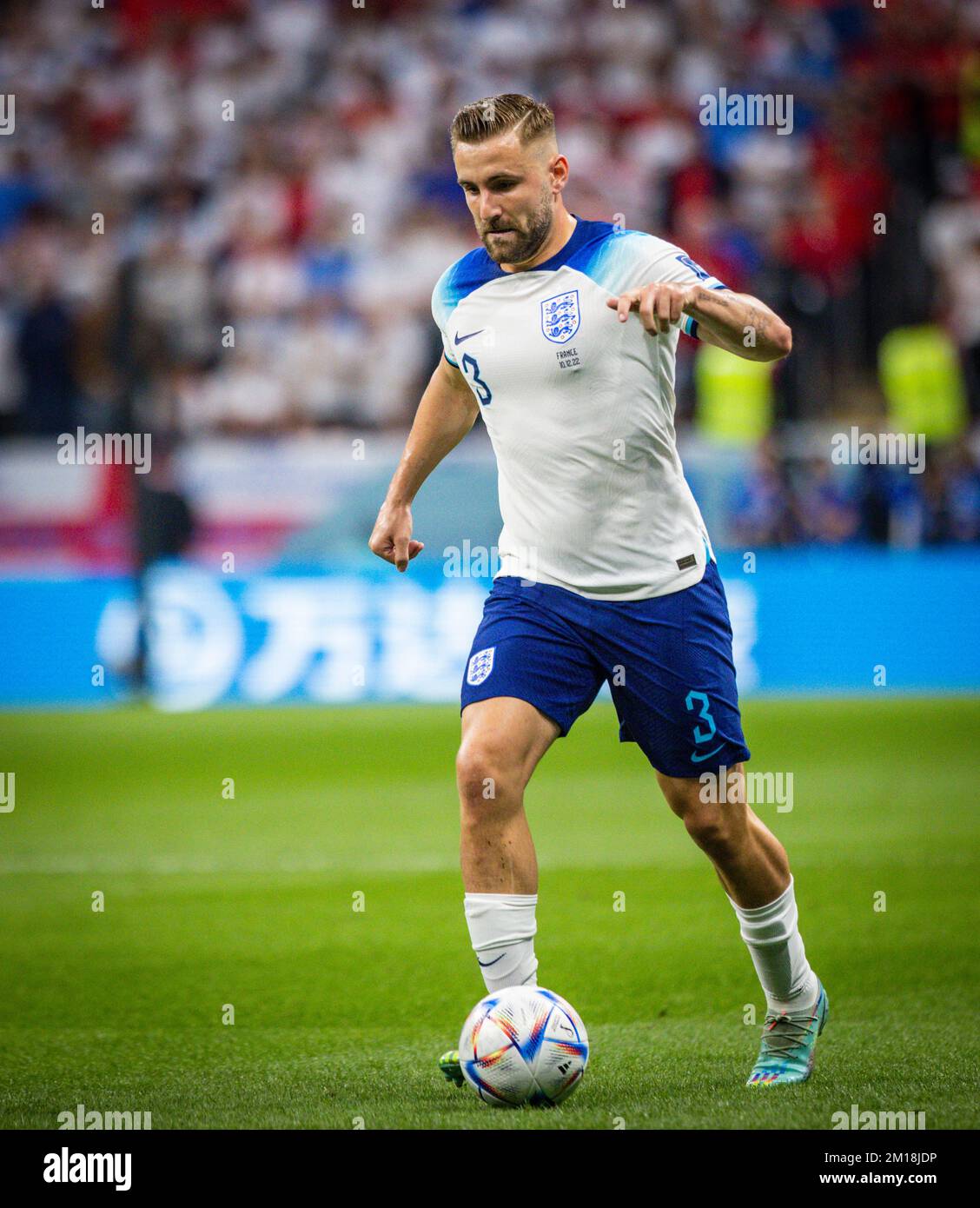 Doha, Qatar. 10th Dec, 2022. Luke Shaw (England) England - France ...