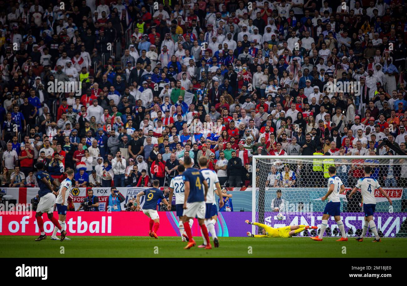 Doha, Qatar. 10th Dec, 2022. Aurelien Tchouameni (FRA) scores the goal ...