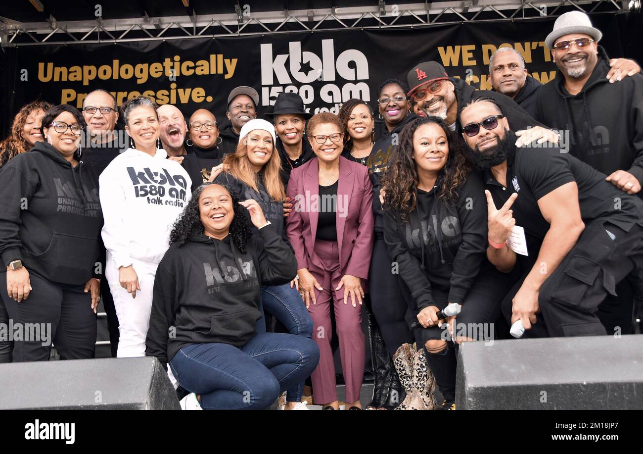 Los Angeles, Ca. 10th Dec, 2022. Mayor-Elect Karen Bass, Dominique ...