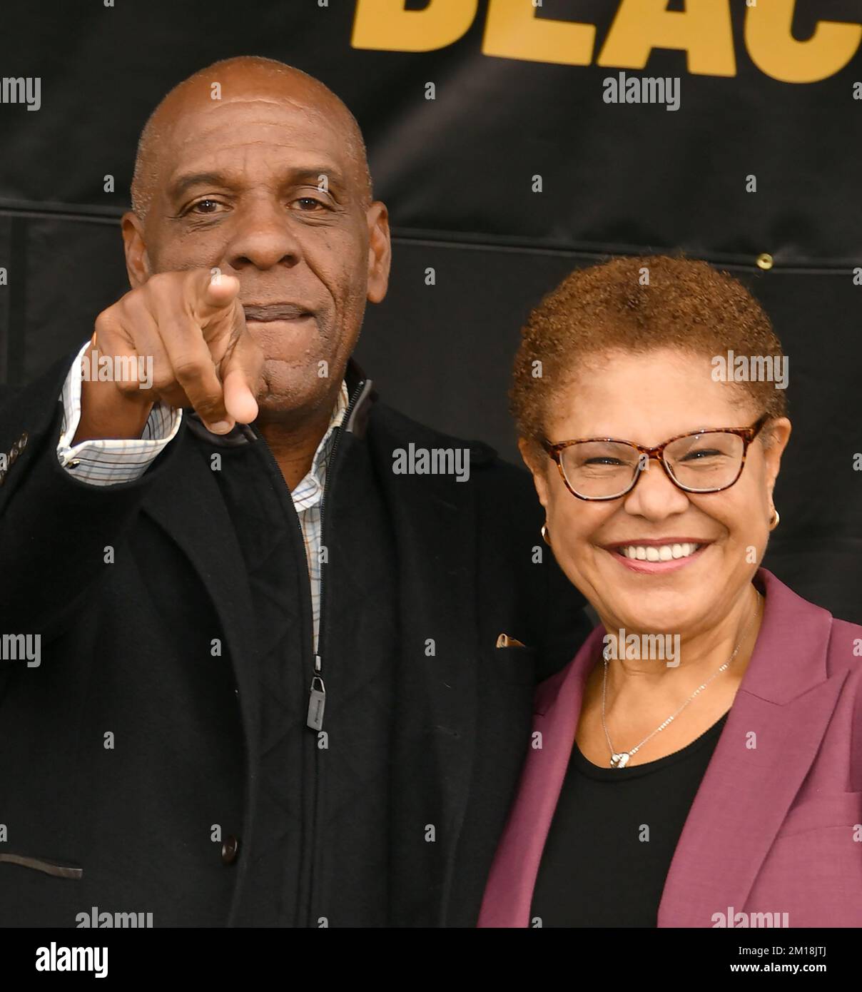 Los Angeles, Ca. 10th Dec, 2022. Steven Bradford, Mayor-Elect Karen ...