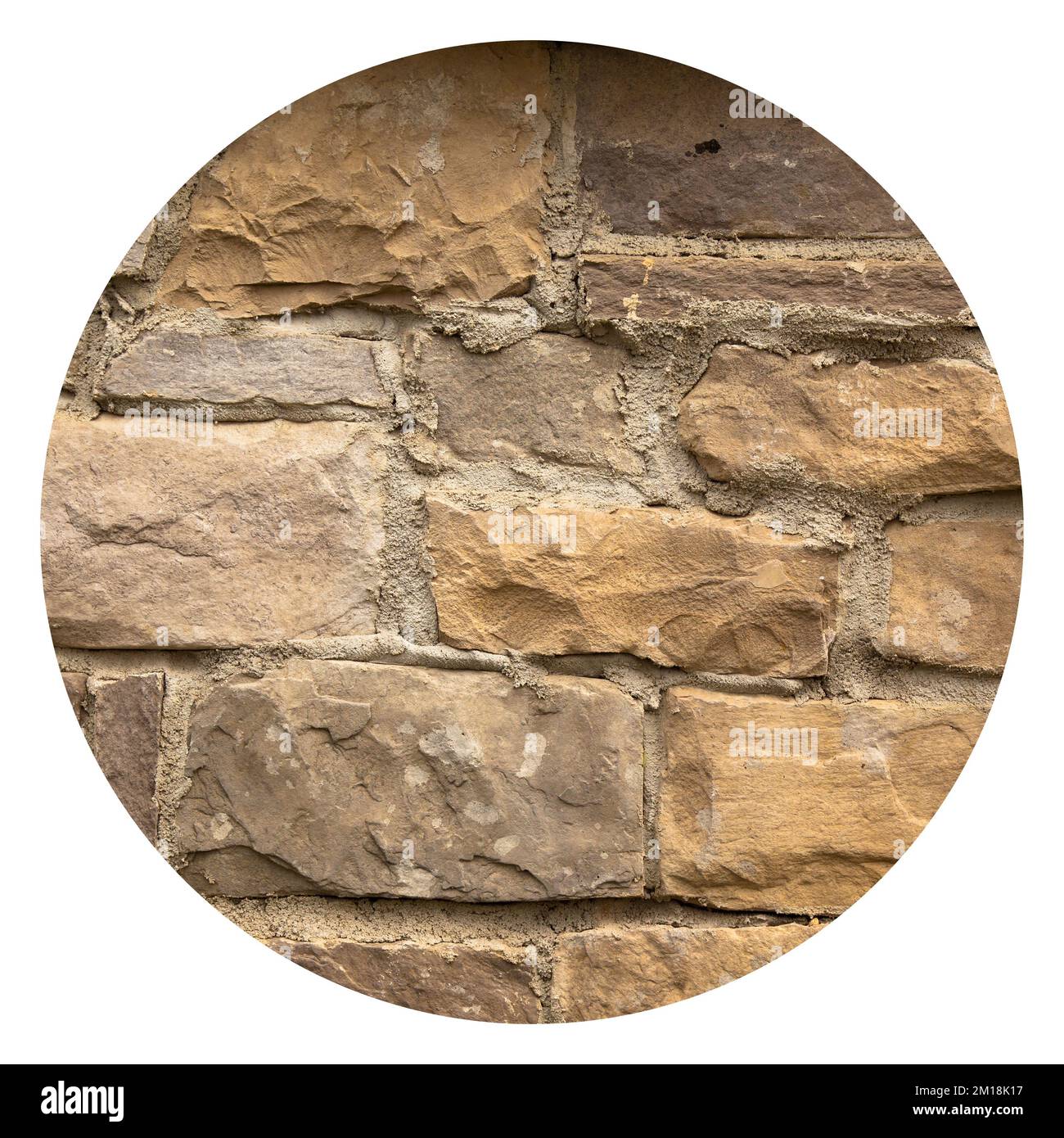 Sturdy yellow and beige cut stone wall, good for backgrounds, seamless ...