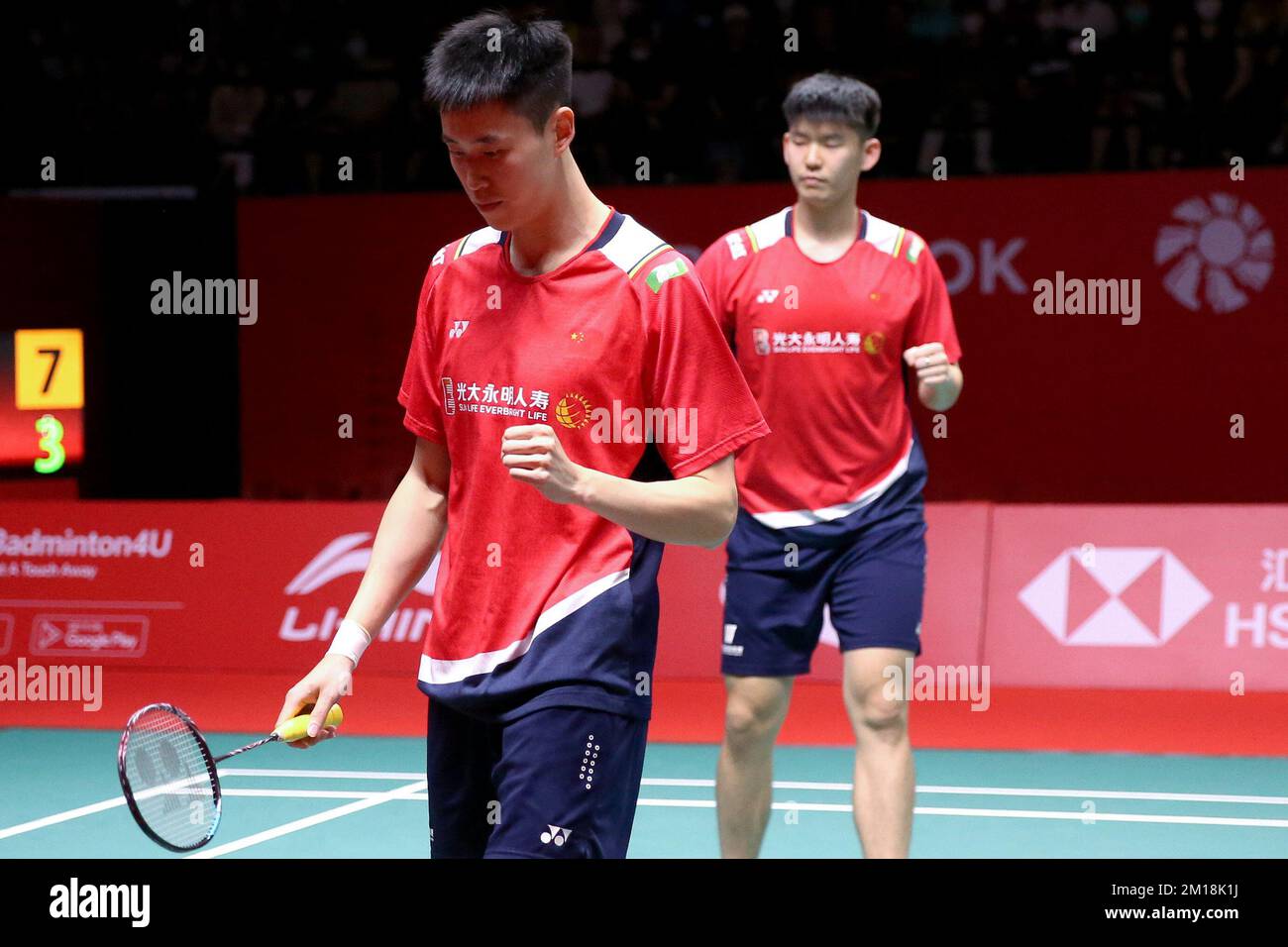 Bangkok, Thailand. 11th Dec, 2022. Liu Yuchen (R)/Ou Xuanyi of China ...
