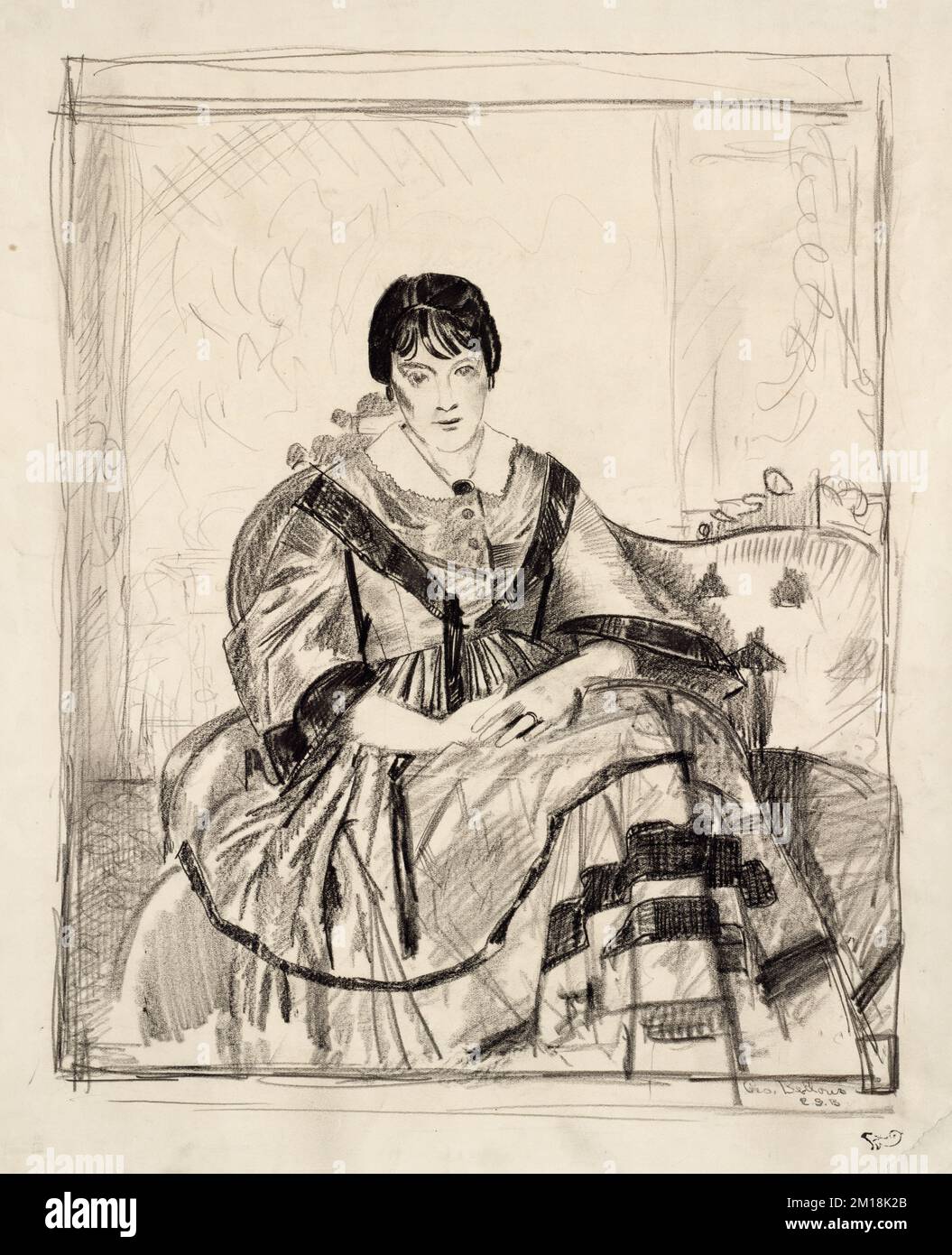 Study of Mary , Artists. George Bellows (1882-1925). Prints and ...