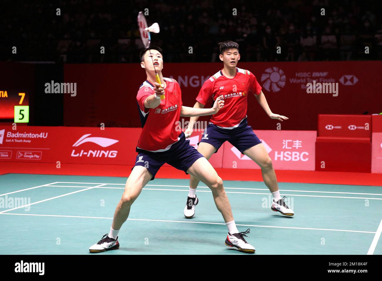 Bangkok, Thailand. 11th Dec, 2022. Liu Yuchen (R)/Ou Xuanyi of China ...