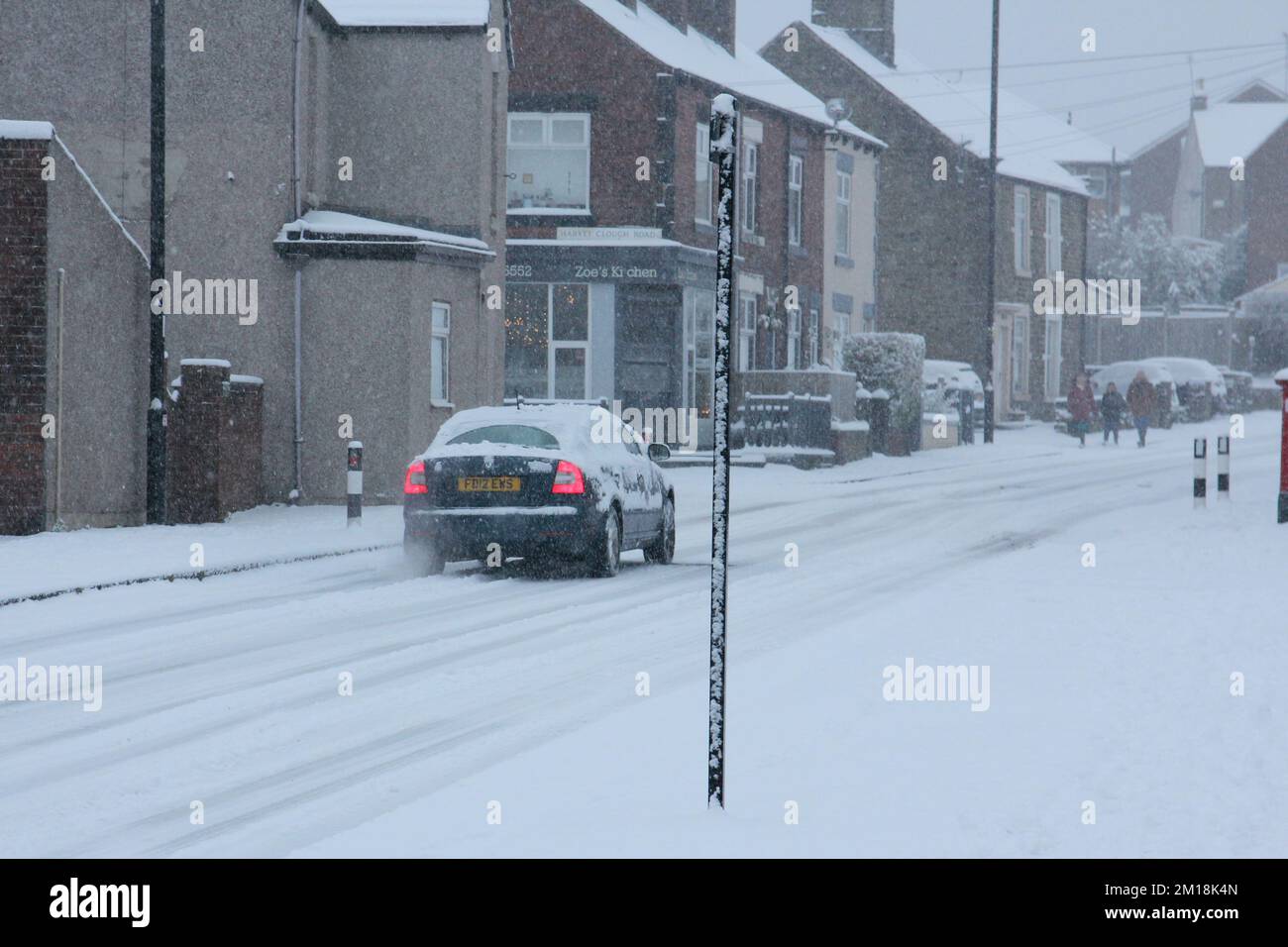 Norton, Sheffield, South Yorkshire, UK. 11th Dec 2022. UK Weather: snow ...