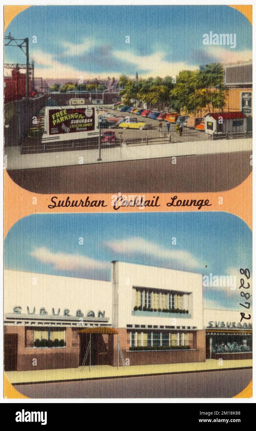 Suburban Cocktail Lounge , Restaurants, Tichnor Brothers Collection ...