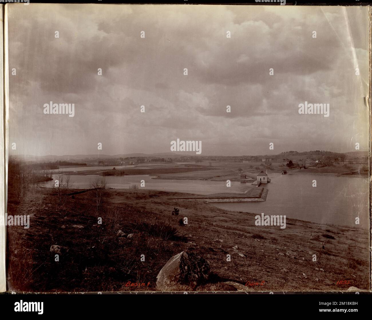 Sudbury Department, Basin 1 and Dam 2, Framingham, Mass., 1893 ...