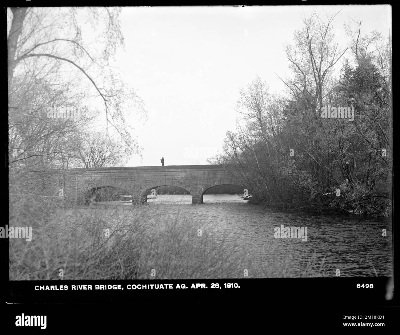 Sudbury Department, Cochituate Aqueduct, Charles River Bridge, Newton ...