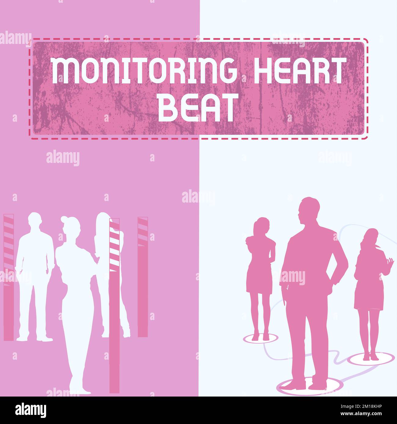 Text showing inspiration Monitoring Heart Beat. Word Written on Measure ...