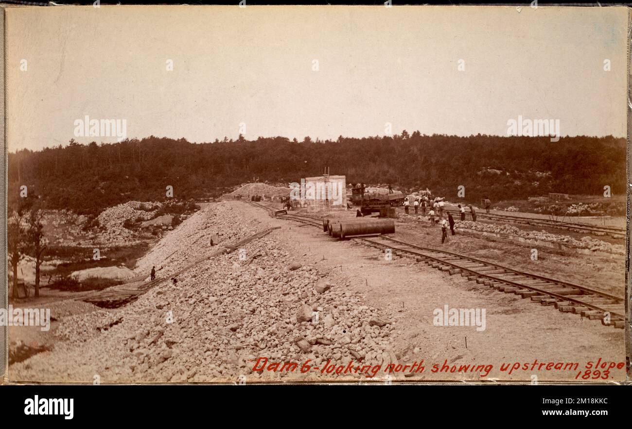 Sudbury Department, Hopkinton Reservoir, looking north, showing ...