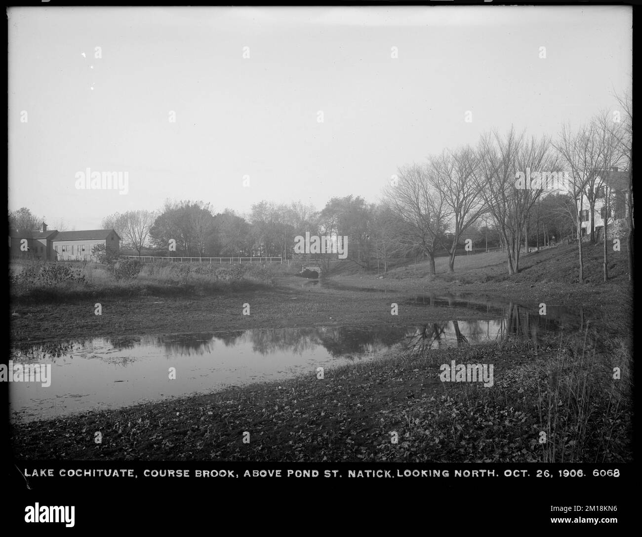 Sudbury Department, improvement of Lake Cochituate, Course Brook above ...