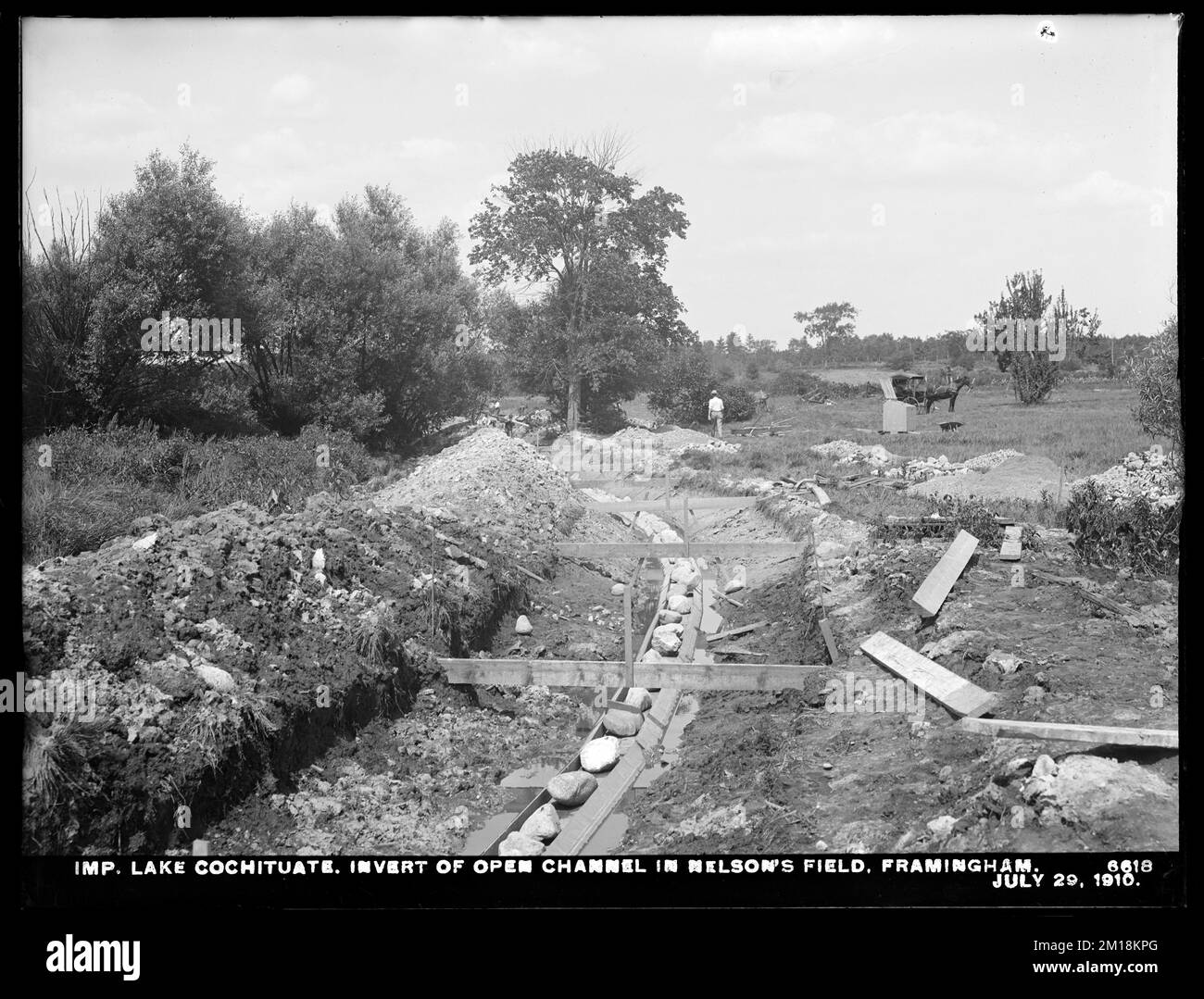 Sudbury Department, improvement of Lake Cochituate, invert of Open ...