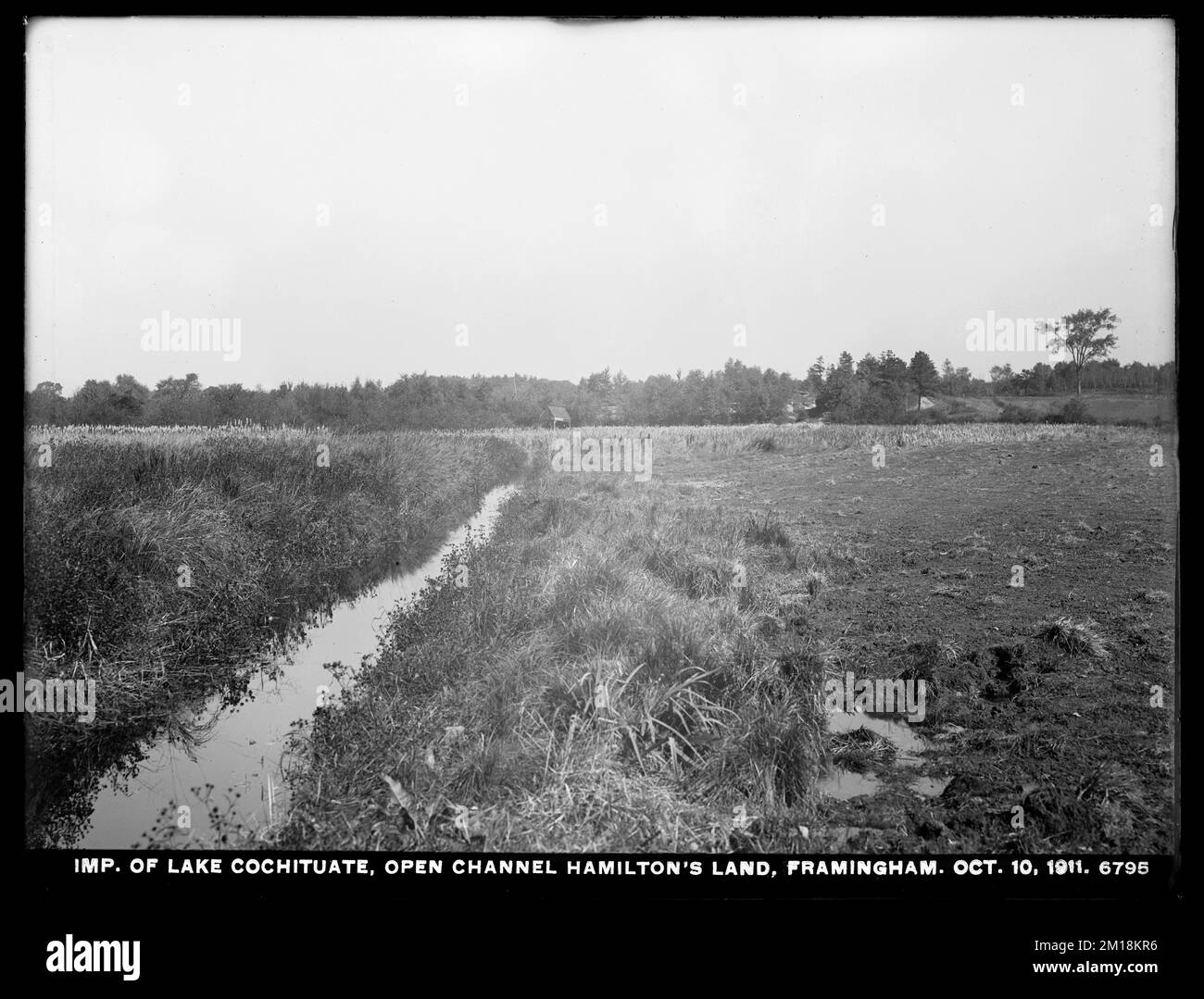 Sudbury Department, improvement of Lake Cochituate, Open Channel ...
