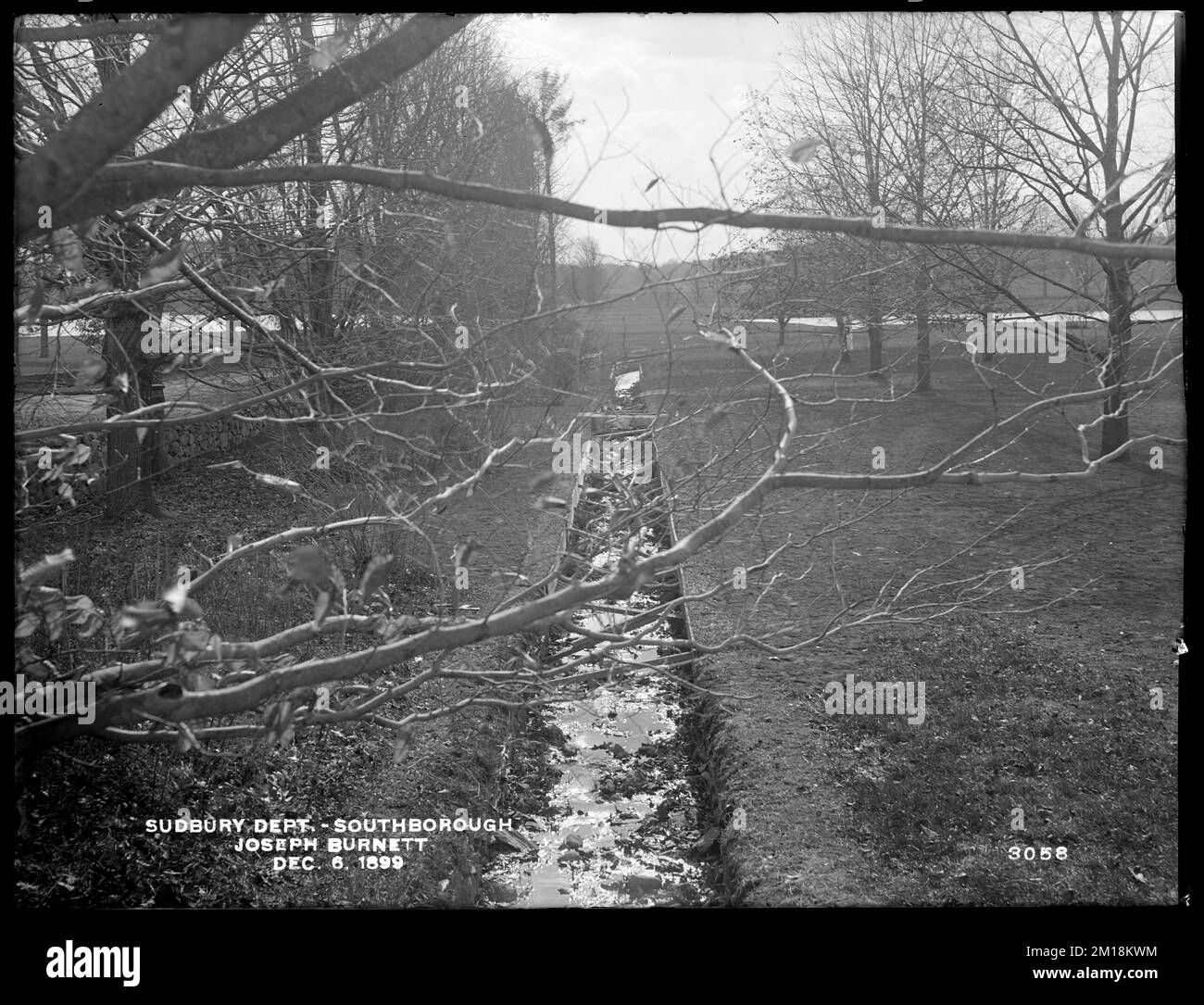 Sudbury Department, Joseph Burnett's Estate, drainage ditch ...