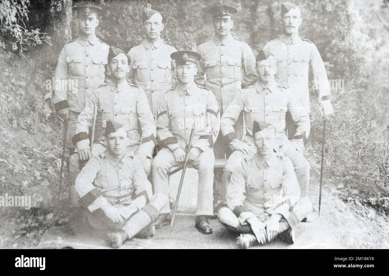 Soldiers in the King's Royal Rifle Corps Stock Photo - Alamy