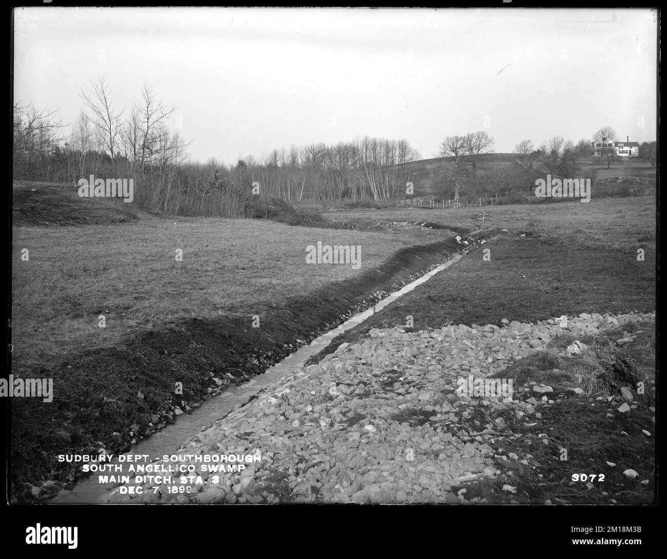 Sudbury Department, South Angellico Swamp, main ditch, station 3 ...