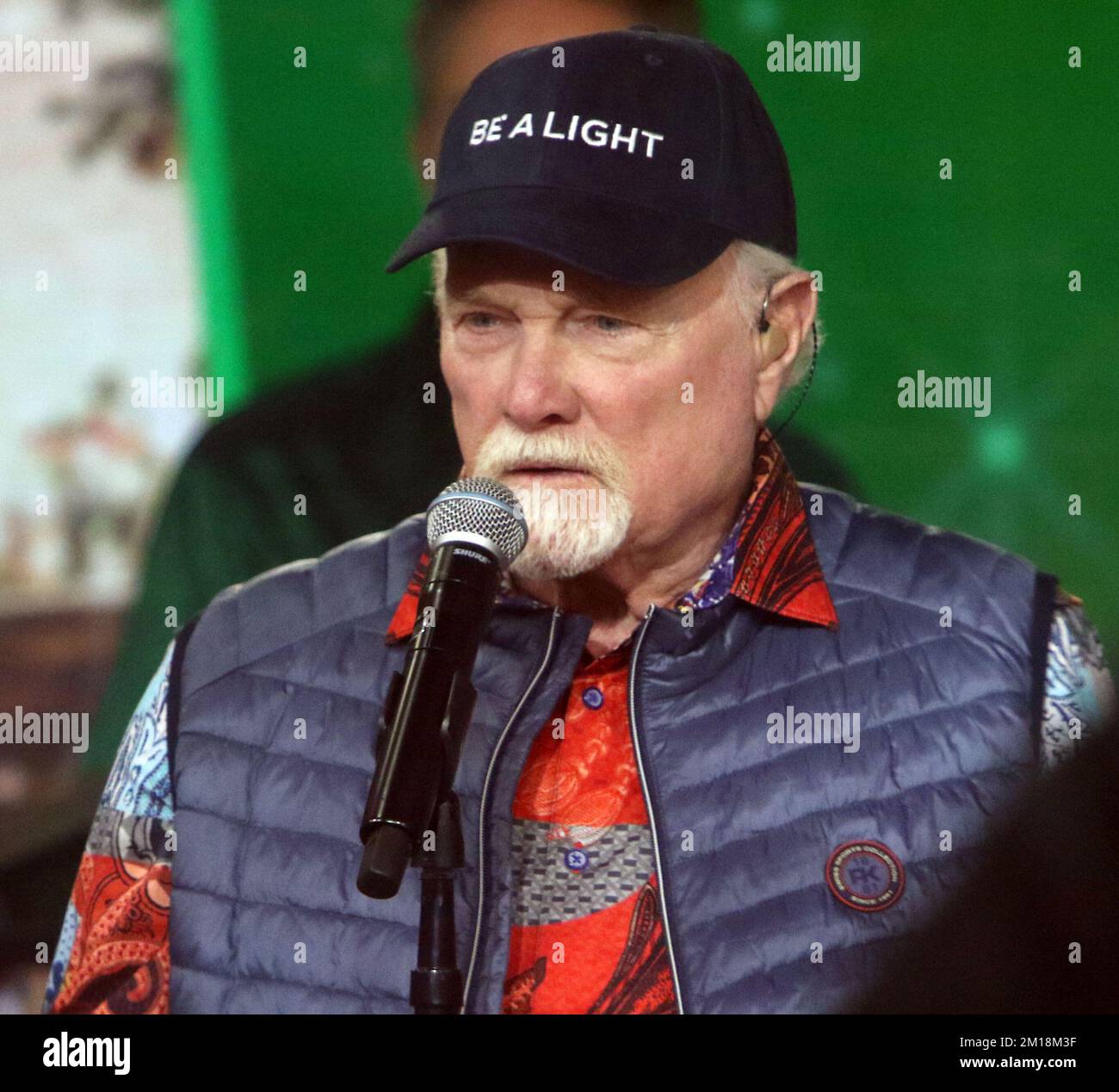December 05, 2022 Mike Love of the Beach Boys perform on Today Show ...
