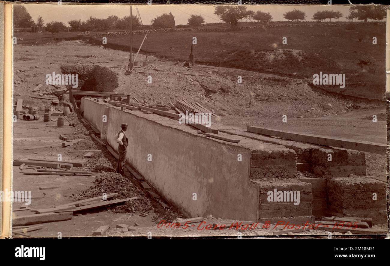 Sudbury Department, Sudbury Dam, core wall and plaster, Southborough ...