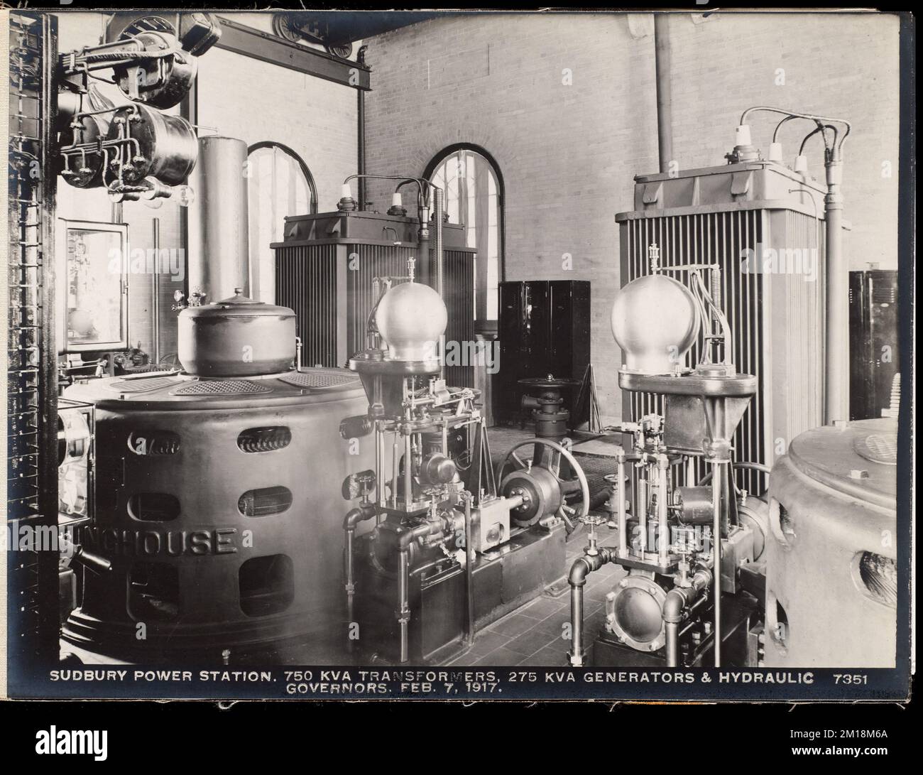 Sudbury Department, Sudbury Dam Hydroelectric Power Plant, 750 KVA ...