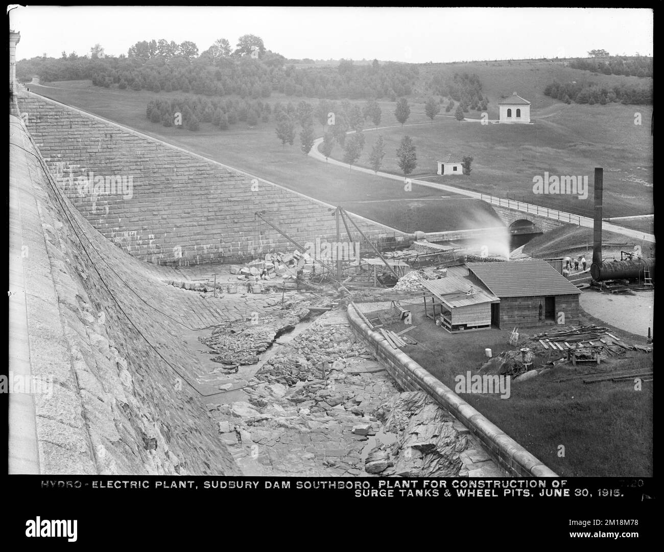 Sudbury Department, Sudbury Dam Hydroelectric Power Plant, plant for ...