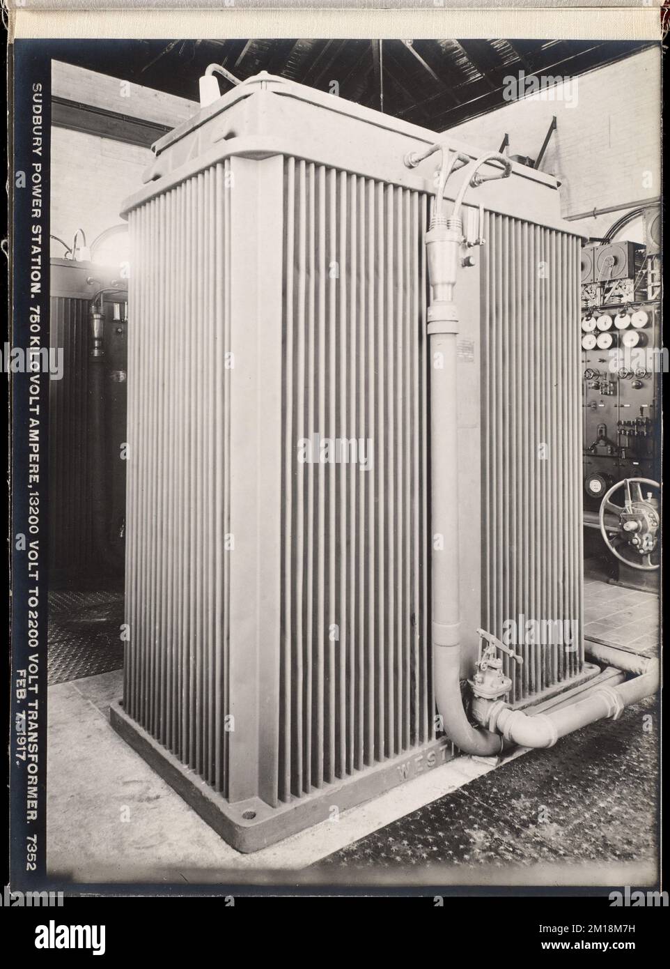 Sudbury Department, Sudbury Dam Hydroelectric Power Plant, 750 kilovolt ...