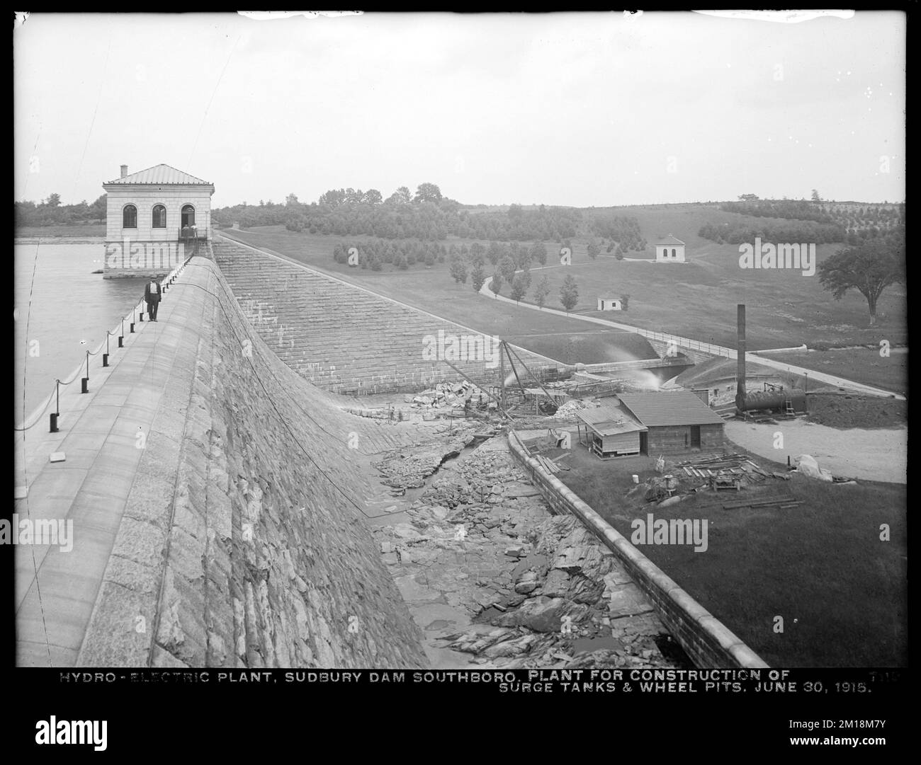 Sudbury Department, Sudbury Dam Hydroelectric Power Plant, plant for ...