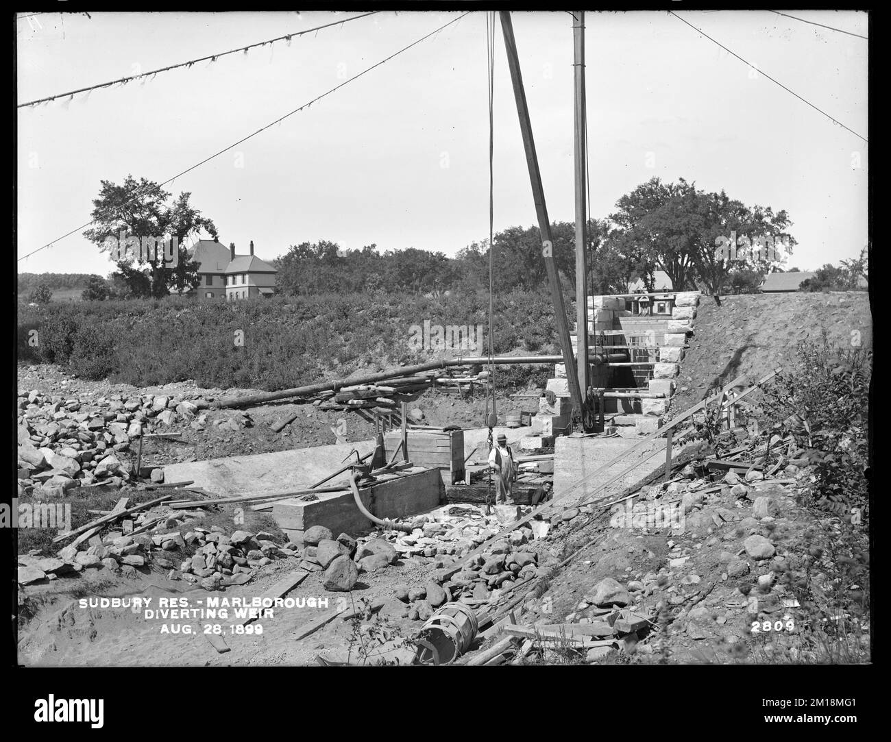 Diverting reservoir Black and White Stock Photos & Images - Alamy