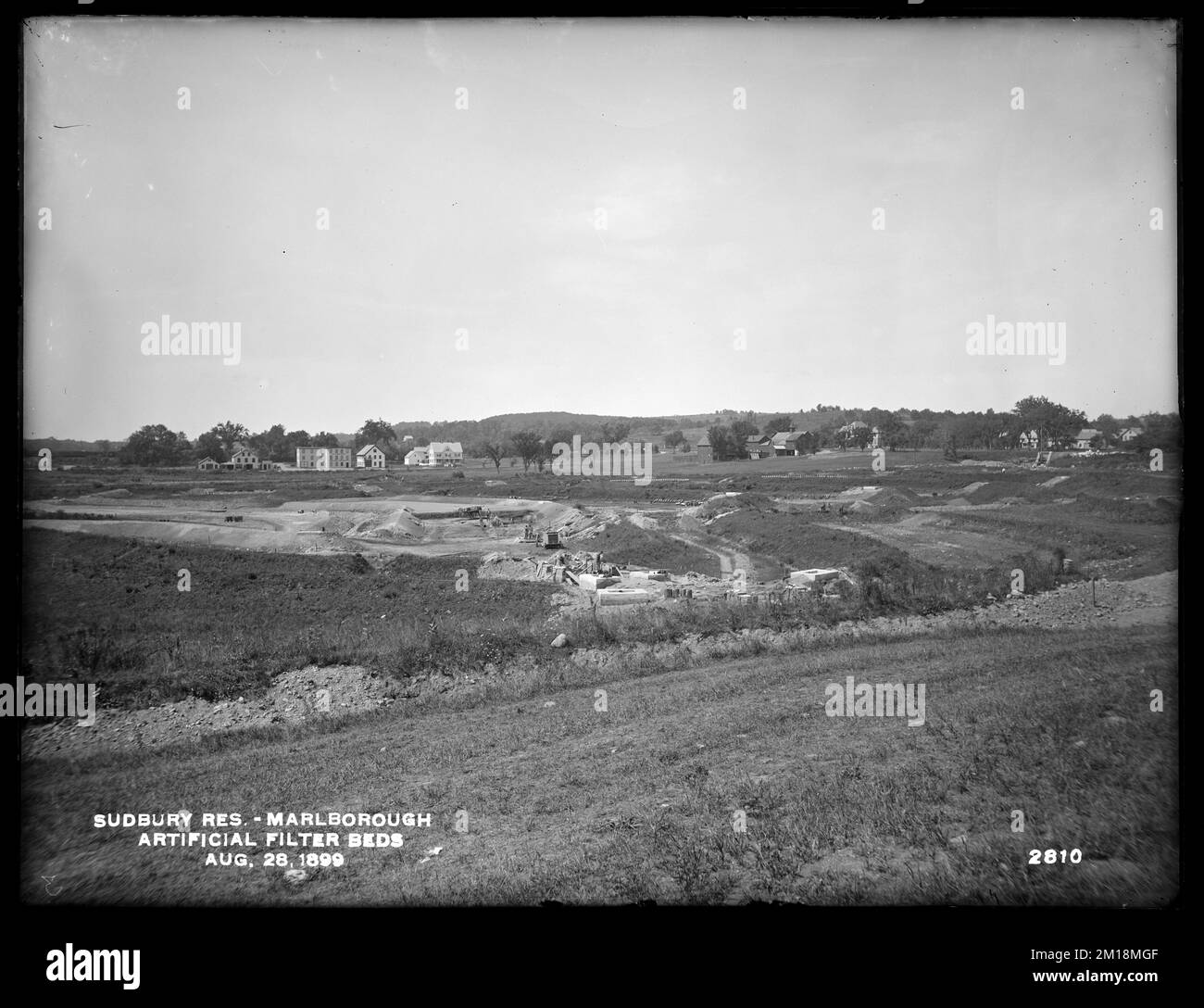 Sudbury Reservoir, Marlborough Brook Filters, artificial Filter-beds ...
