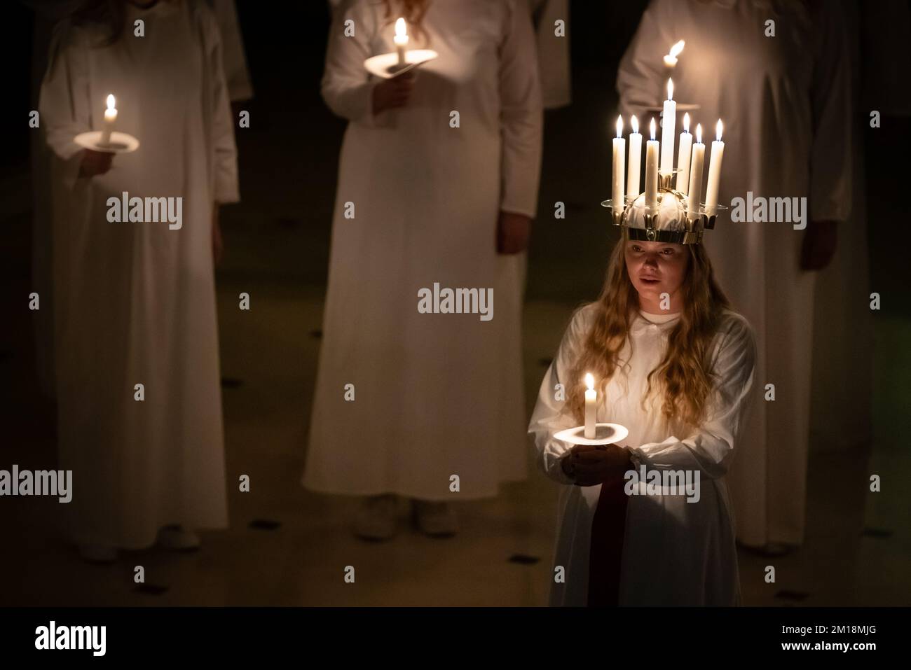 London, UK. 10th December, 2022. Sankta Lucia celebrations at St John’s ...
