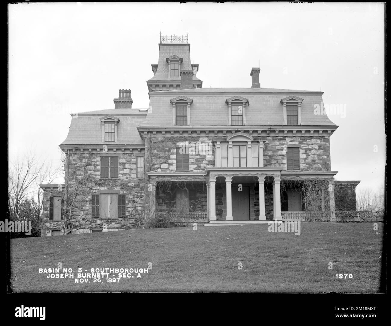 Sudbury Reservoir, Section A, easterly side of the Joseph Burnett house ...