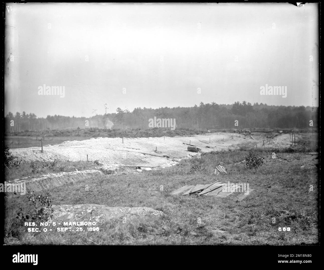 Sudbury Reservoir, Section O, brook and swamp west of road, near Howe ...
