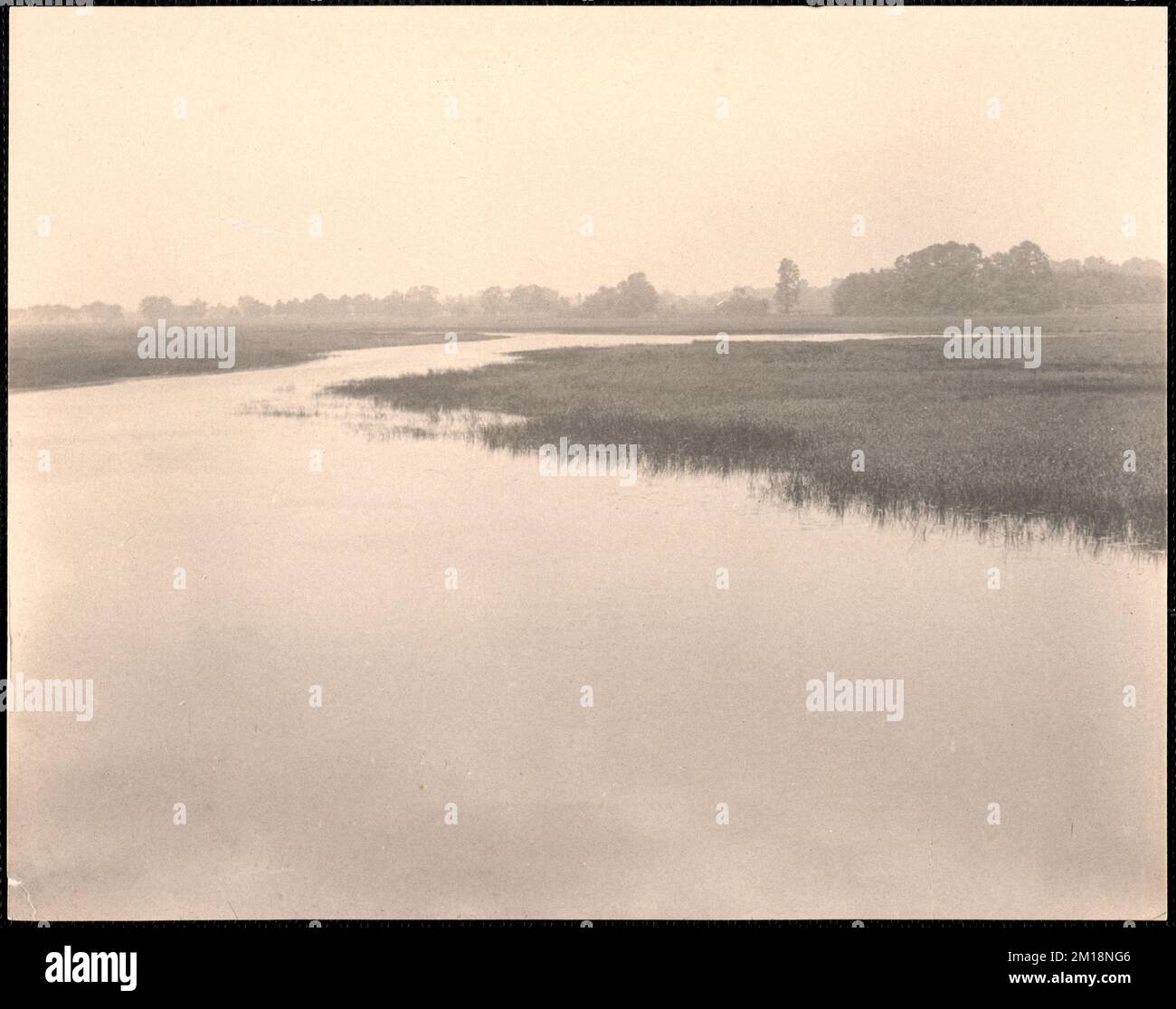 Sudbury River (?) , Rivers. Wayland Free Public Library Cage Collection ...