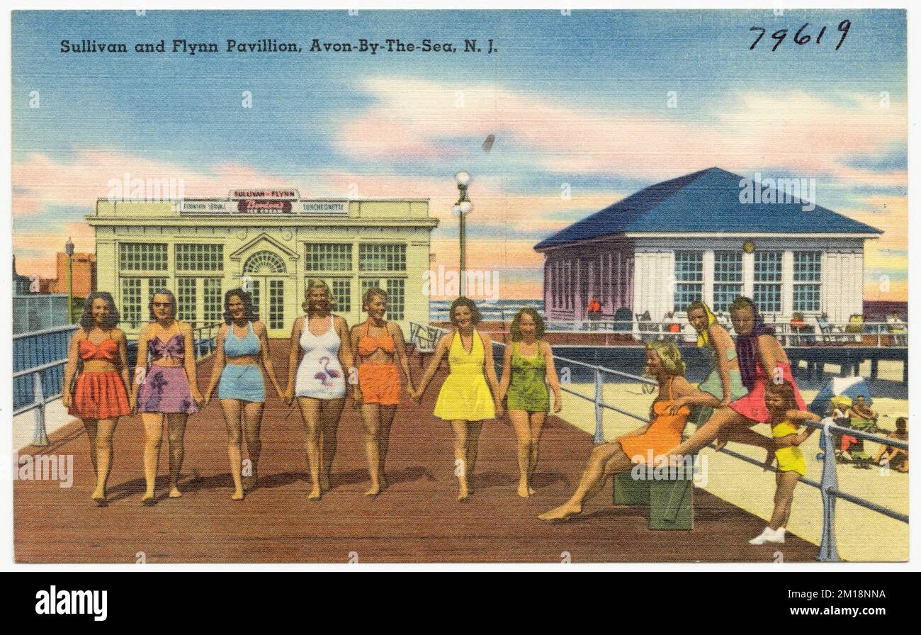 Sullivan and Flynn Pavillion, Avon-by-the-Sea, N. J. , Boardwalks ...