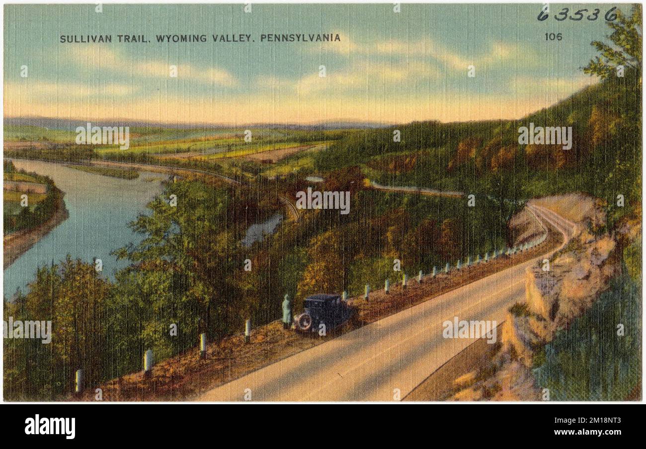 Sullivan Trail, Wyoming Valley, Pennsylvania , Valleys, Tichnor ...