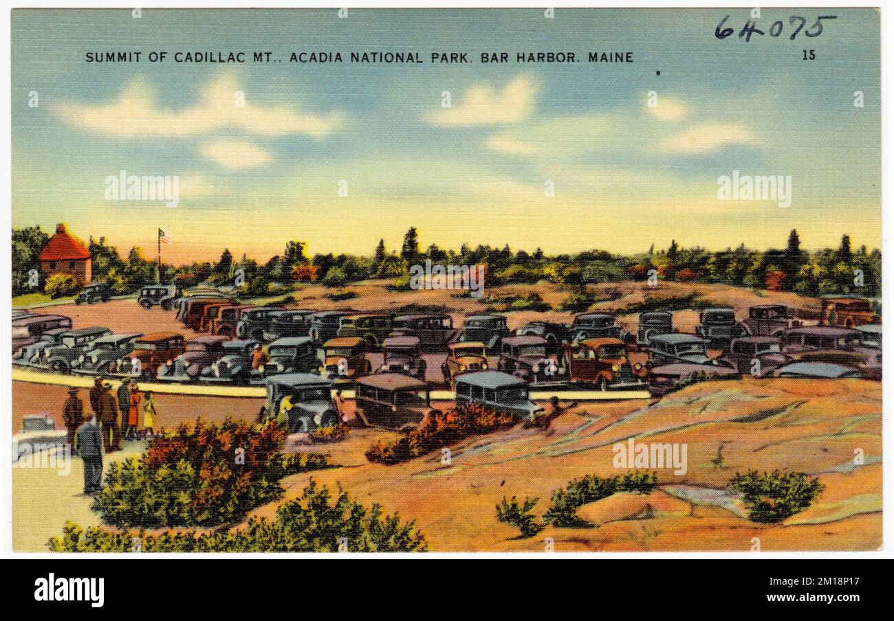 Acadia cadillac mountains Cut Out Stock Images & Pictures - Alamy