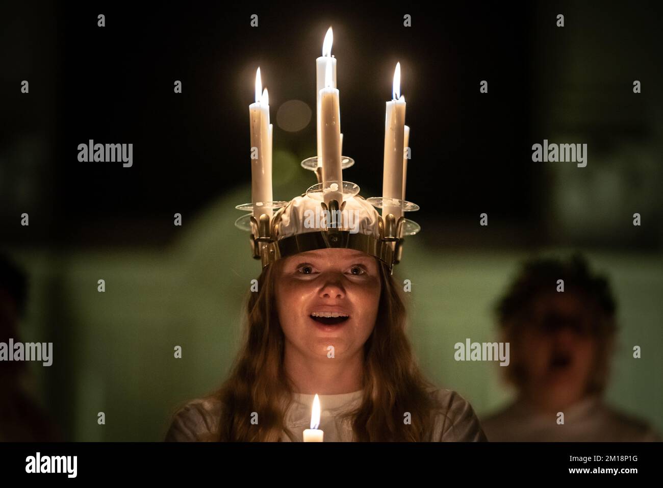 London, UK. 10th December, 2022. Sankta Lucia celebrations at St John’s ...