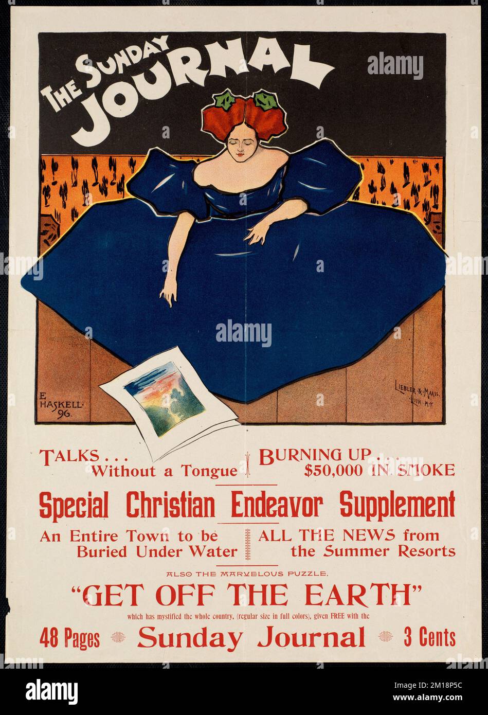 The Sunday journal , Periodicals Stock Photo - Alamy